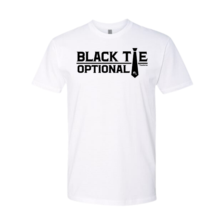 Black Tie Optional Men's SS T-Shirt – MyRacehorse Shop