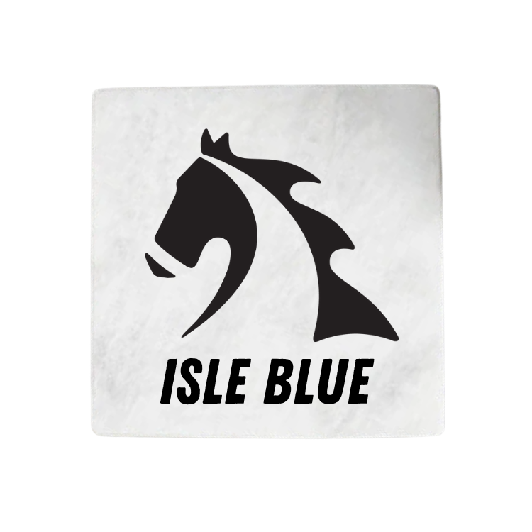Isle Blue Coaster w/ Cork Back – MyRacehorse Shop