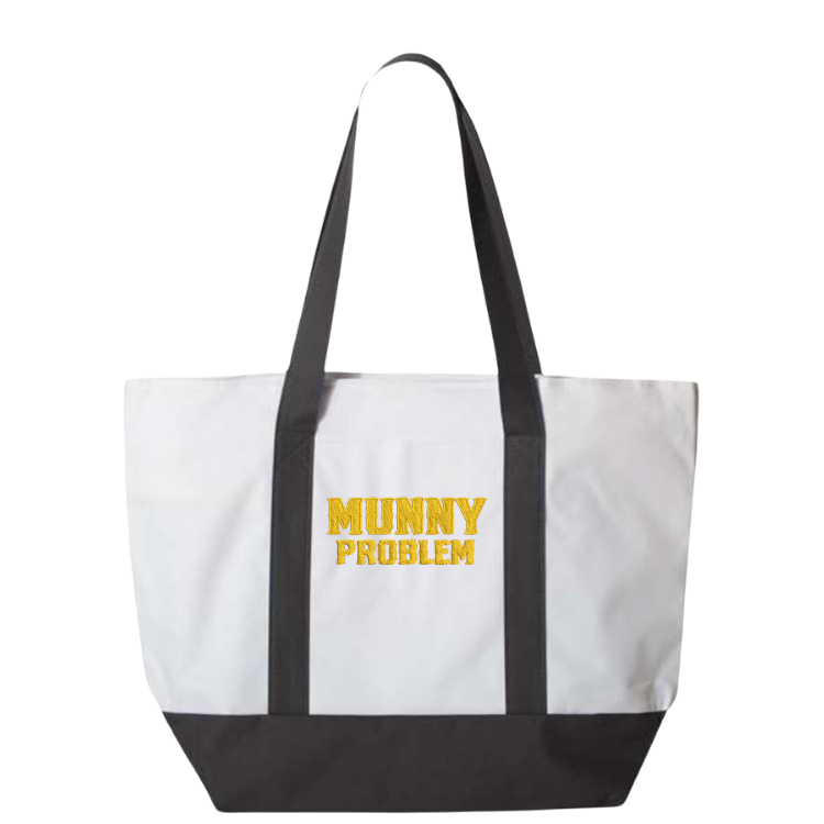 Munny Problem Embroidered Tote Bag – MyRacehorse Shop