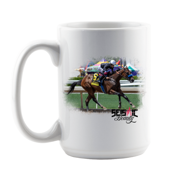 15 oz Seismic Beauty Coffee Cup – MyRacehorse Shop
