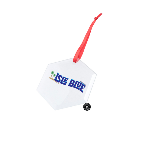 Isle Blue Hexagonal Glass Ornament – MyRacehorse Shop
