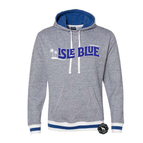 Isle Blue Peppered Fleece Hooded Sweatshirt – MyRacehorse Shop