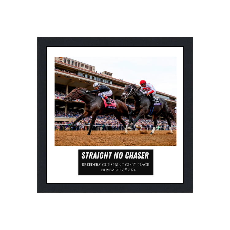 Straight No Chaser - Breeders' Cup Sprint Photo Frame – MyRacehorse Shop