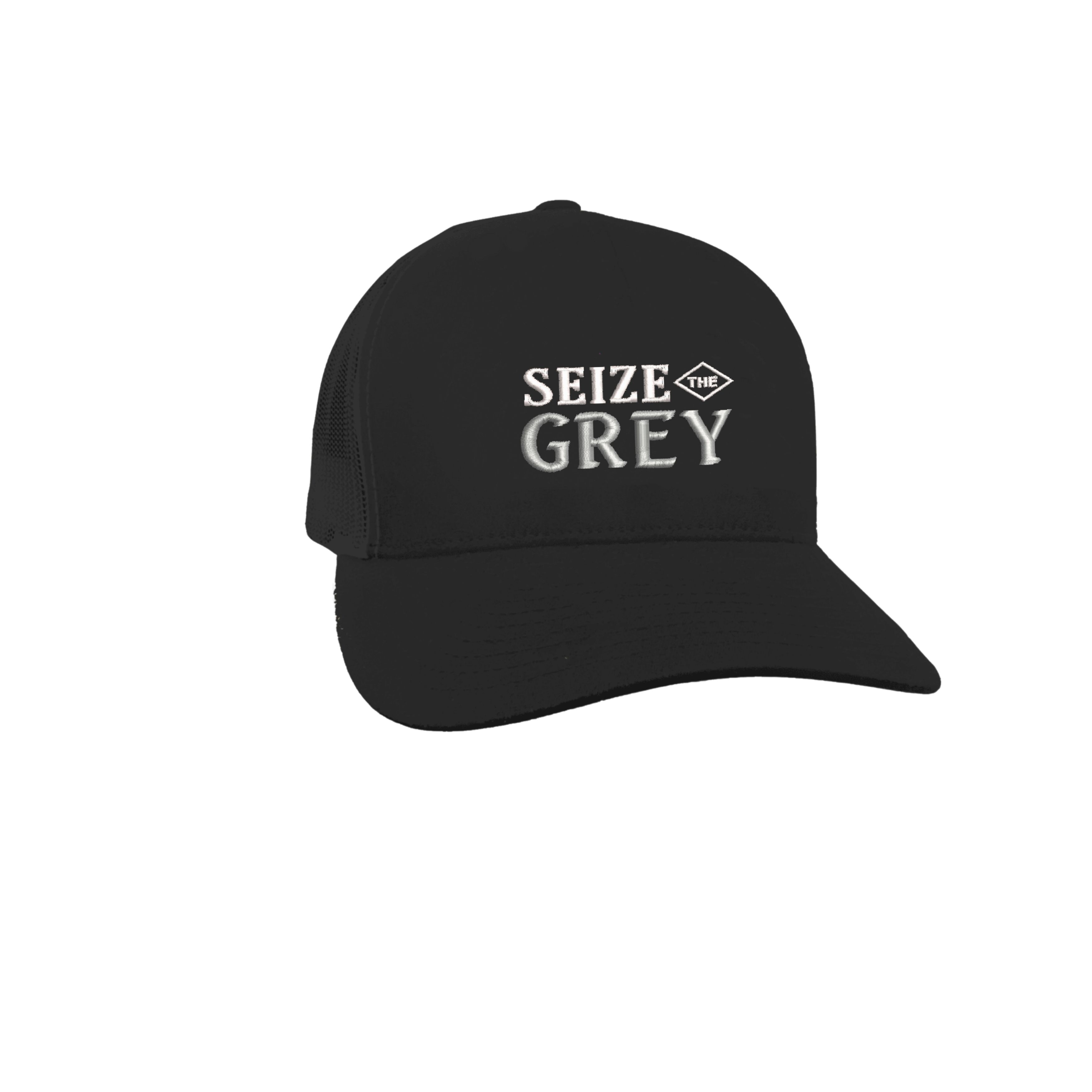 Seize the Grey Retro Trucker Hat – MyRacehorse Shop