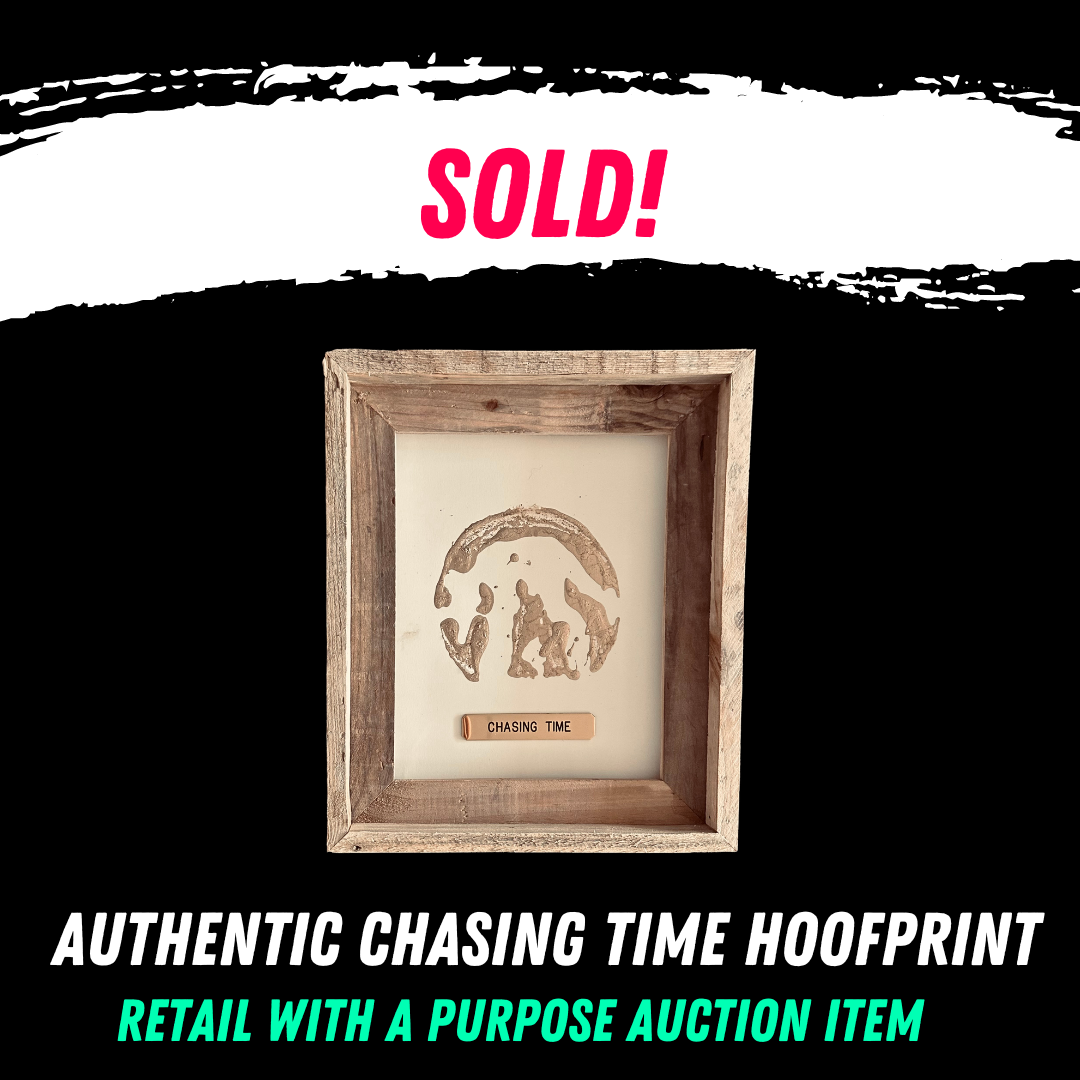 Chasing Time Hoofprint – MyRacehorse Shop