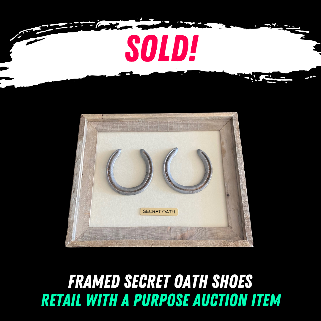 Framed Secret Oath Shoes – MyRacehorse Shop