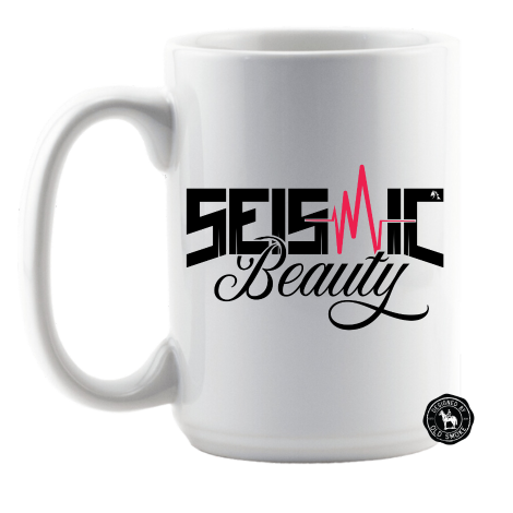 15 oz Seismic Beauty Coffee Cup – MyRacehorse Shop